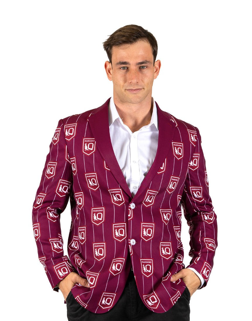 QLD Maroons 'Front Bar' Sports Jacket – RYOS NZ