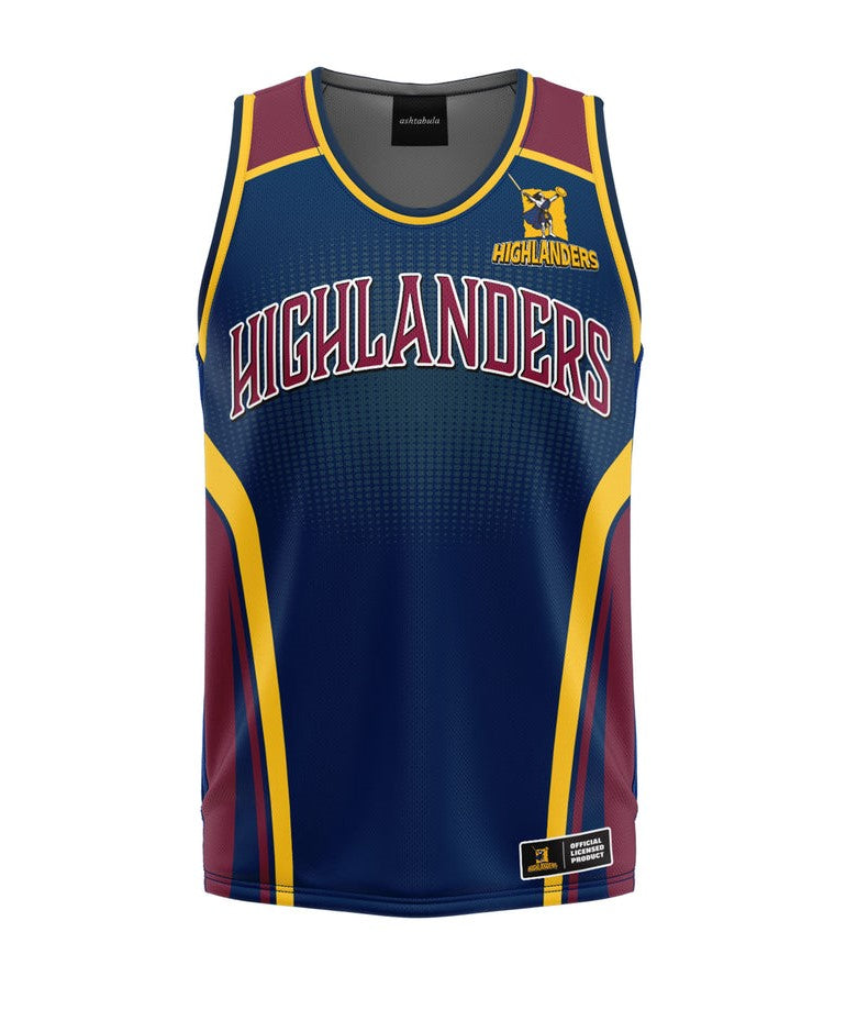 Highlanders 'Hoops' Basketball Singlet – RYOS NZ