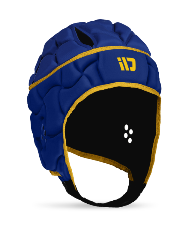 IDGear Club Rugby Headgear - Royal/Gold – RYOS NZ